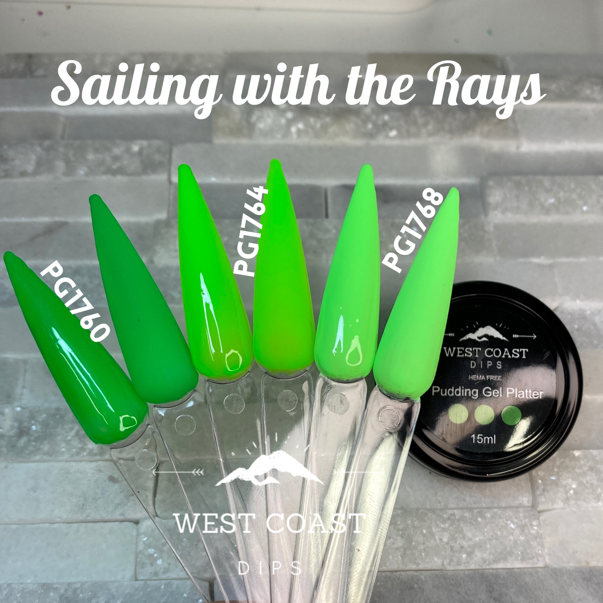 Sailing with the Rays Pudding Gel Trio – West Coast Dips